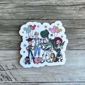 Toy Story Sticker | Disneyland | Woody | Buzz Lightyear | Rex | Ham ...