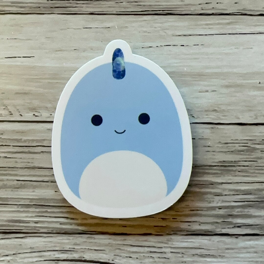 Squishmallow Sticker | Blue Dinosaur | Grayson | Stuffed Animal | Water ...