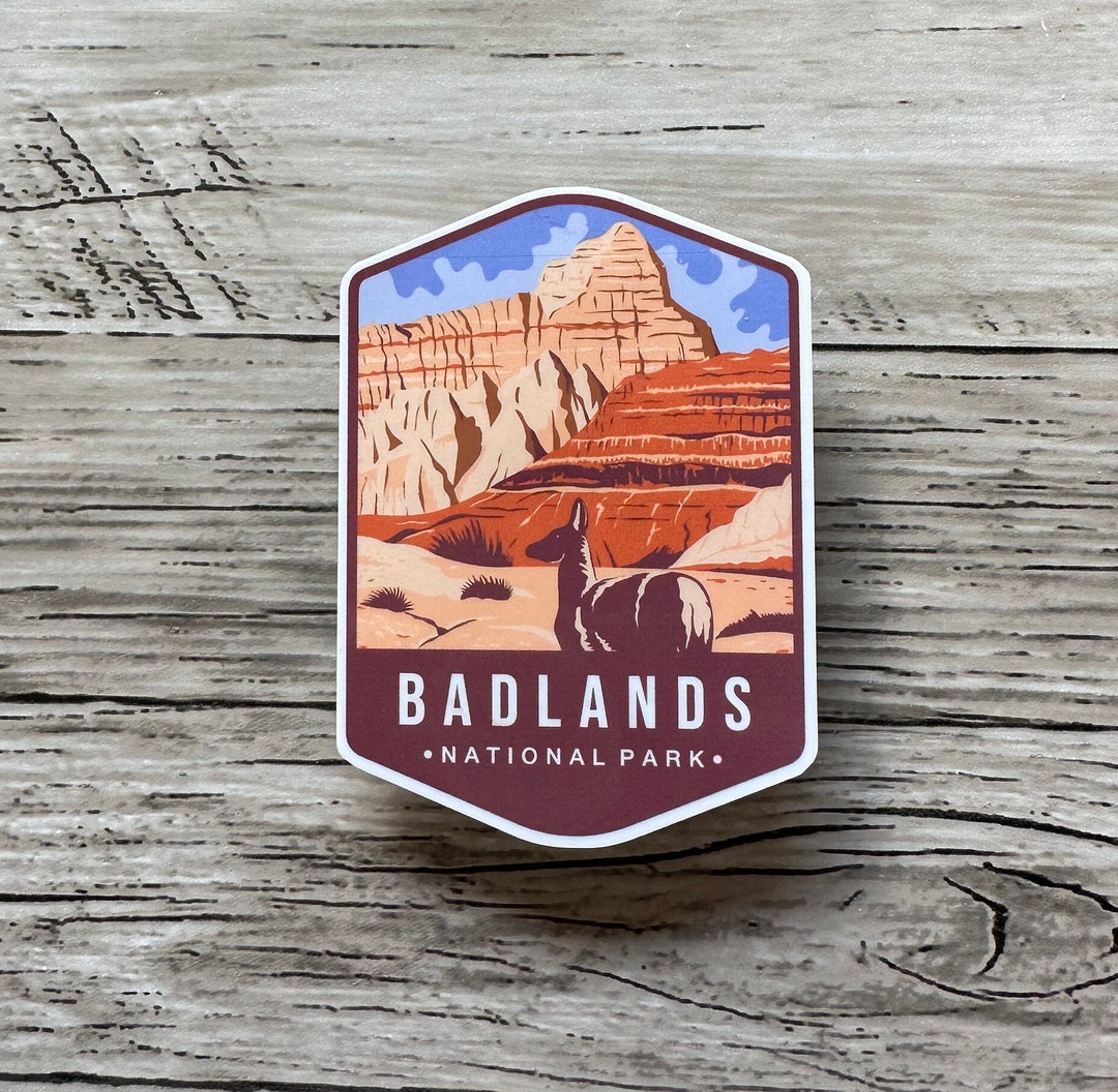 Badlands National Park Sticker | South Dakota | Wilderness | Hiking ...