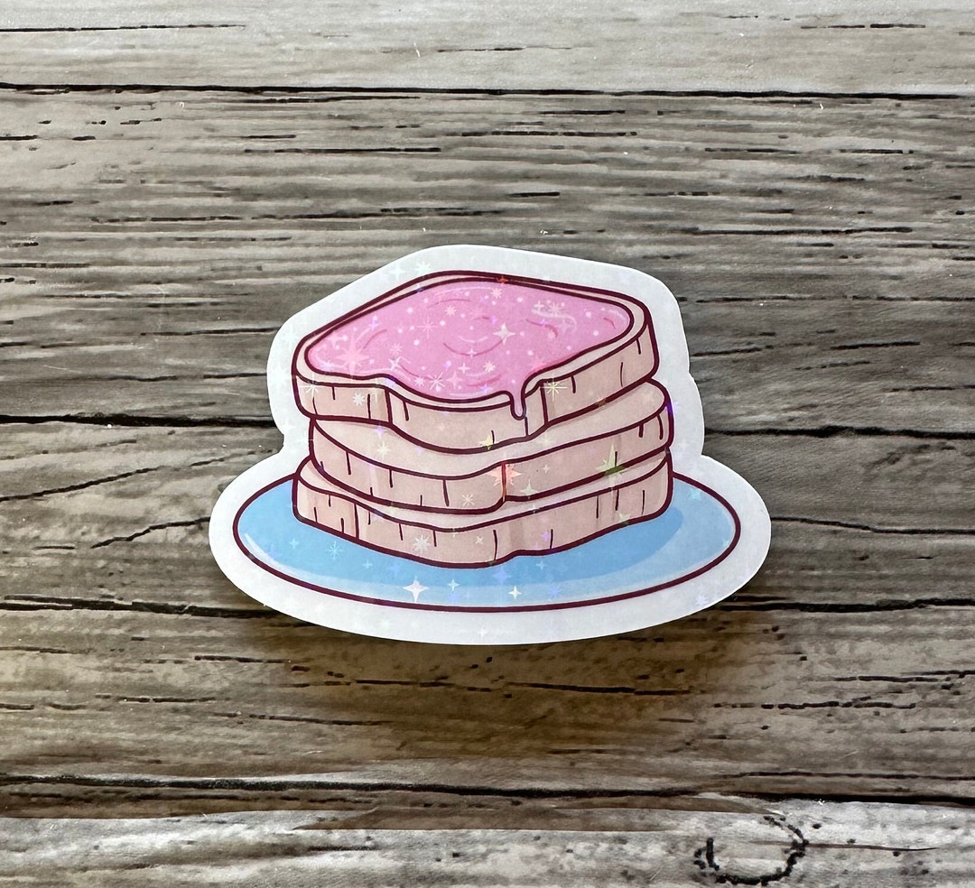 Space Toast With Jam Sticker | Cute | Area 51 | Galaxy ...