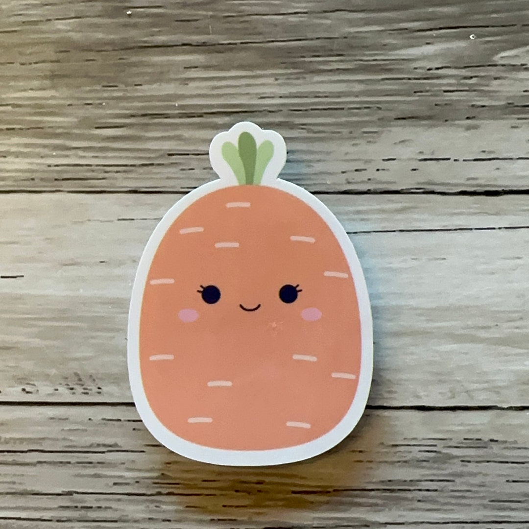 Squishmallow Sticker | Carrot | Caroleena | Stuffed Animal | Water ...
