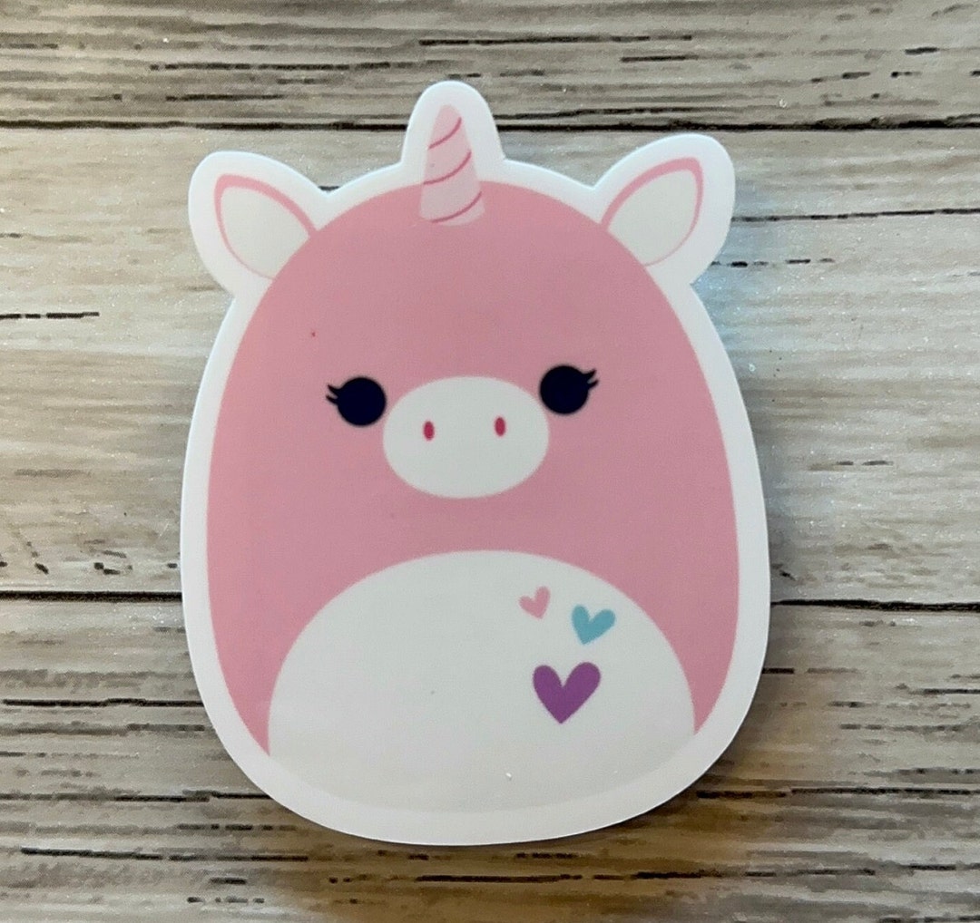 Squishmallow Sticker | Pink Unicorn | Seraphina | Stuffed Animal ...