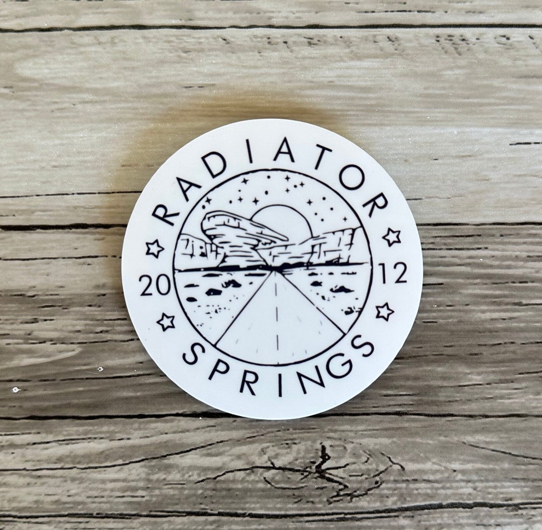 Radiator Springs Sticker Disney Cars Sticker Disneyland Sticker Disney ...