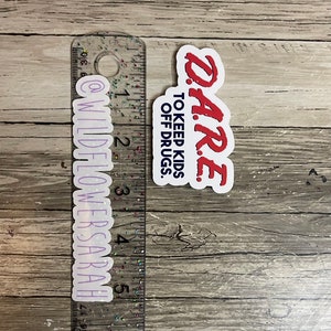 Dare Sticker 90s Sticker Nostalgia Laptop Journal Hydroflask Water ...