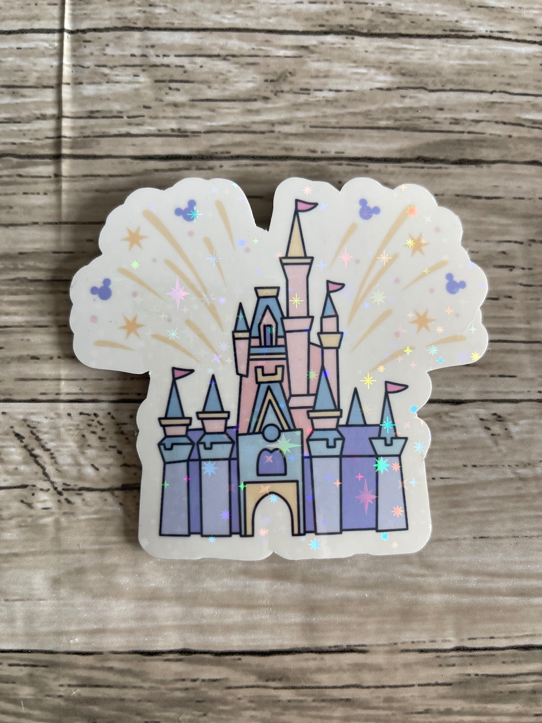 Disneyland Castle Sticker Pastel Disney Sticker Disney Fireworks ...
