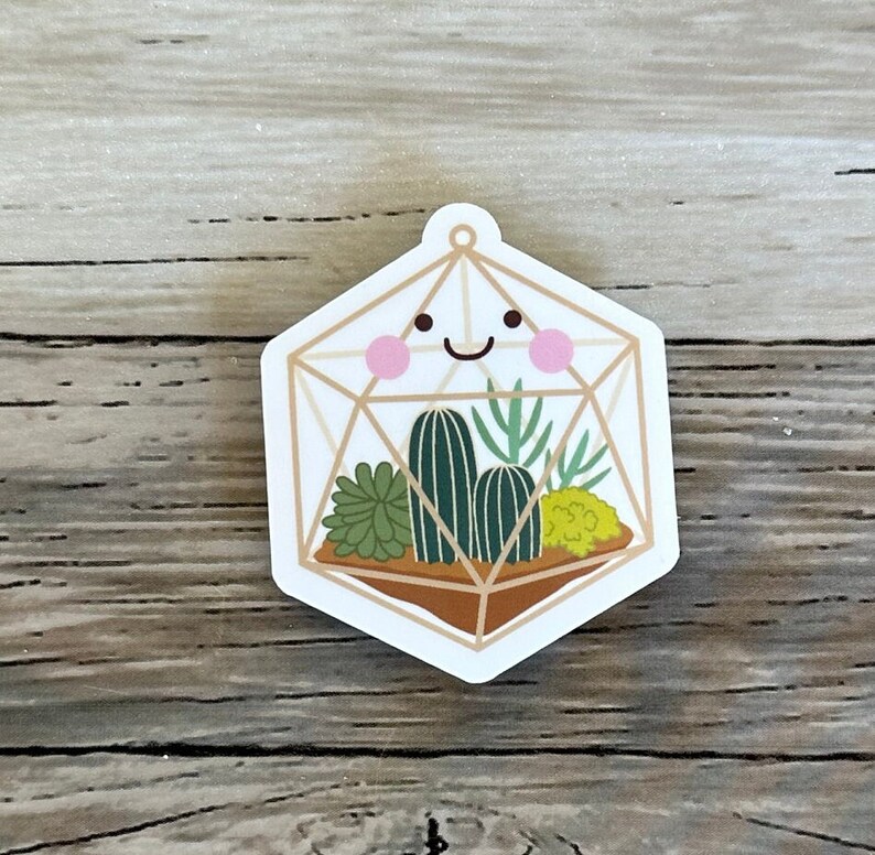 Terrarium Kawaii Sticker Plant Sticker Plant Mom Plant - Etsy