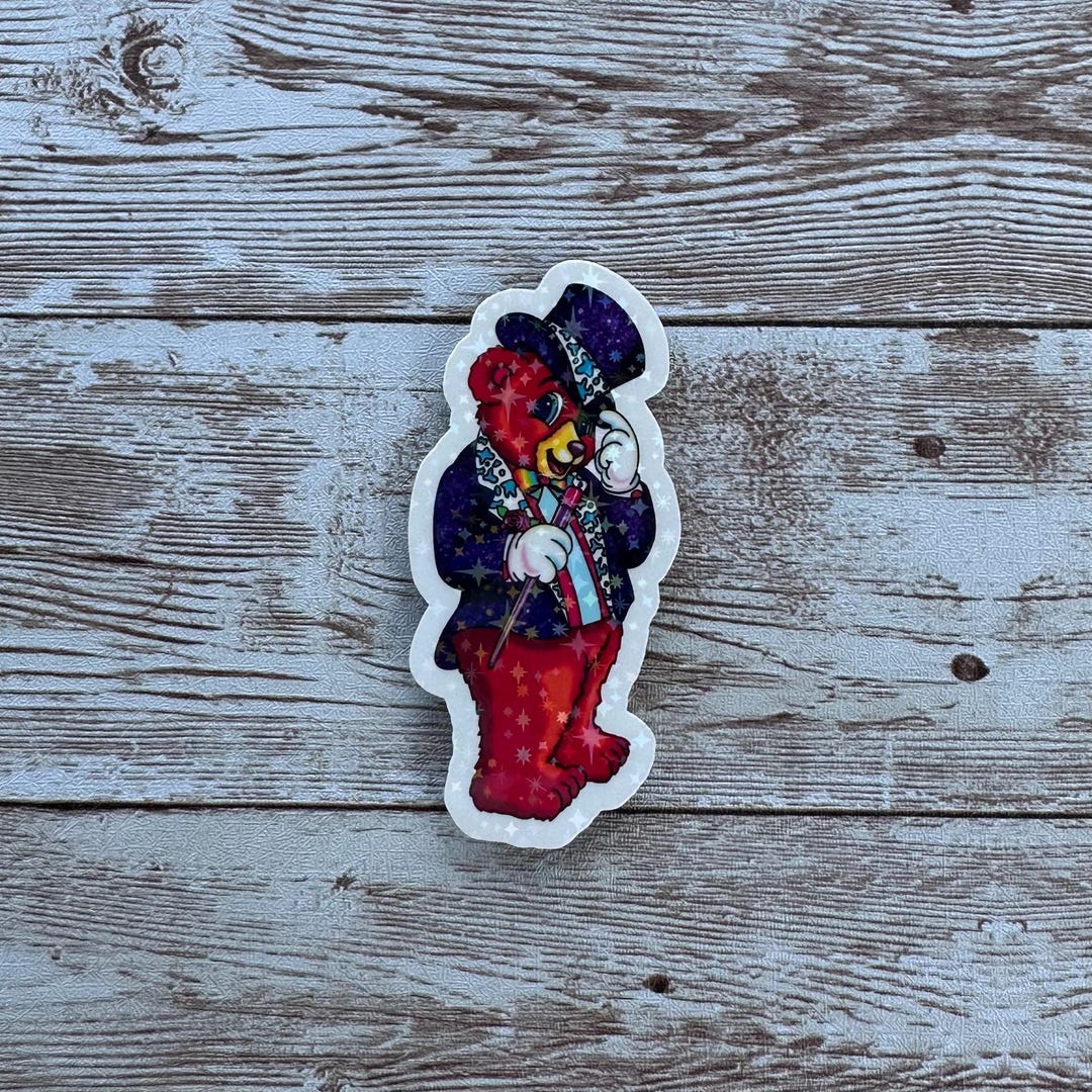 Fancy Bear Sticker | 90s | Nostalgia | Y2k | Laptop | Journal | Hydro ...