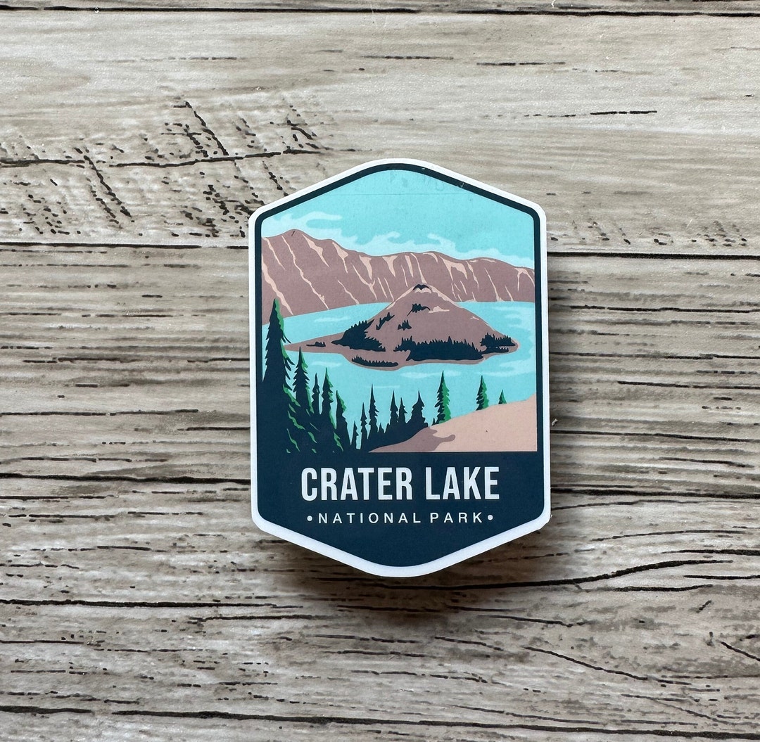 Crater Lake National Park Sticker | Oregon | Wilderness | Hiking ...