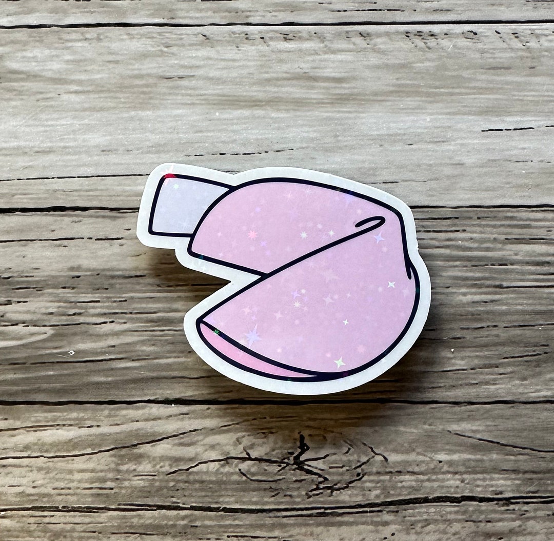 Pink Fortune Cookie Sticker | Nostalgia | Scrapbook | Laptop | Hydro ...