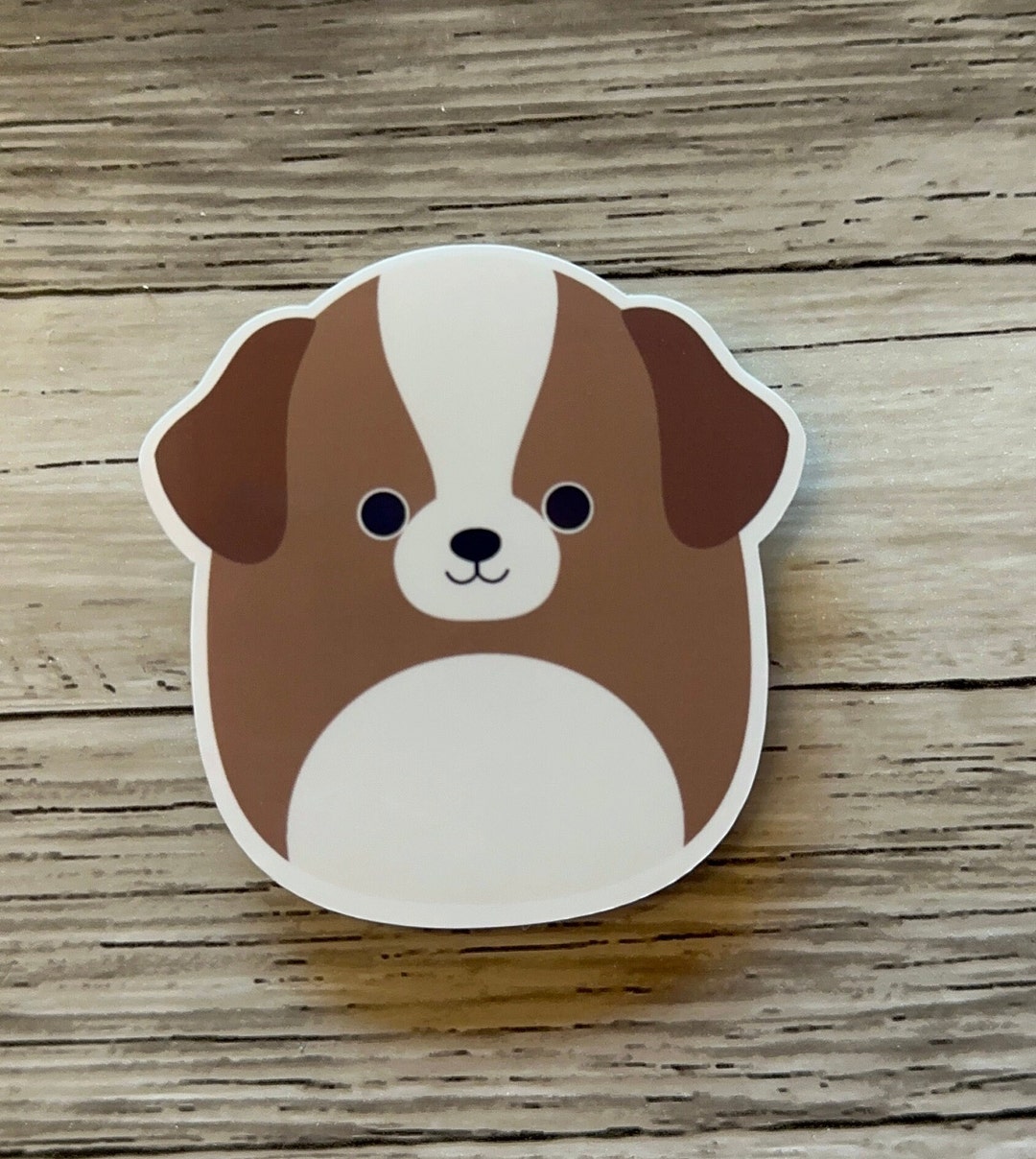 Squishmallow Sticker Brown St Bernard Bernie Stuffed Animal Water ...