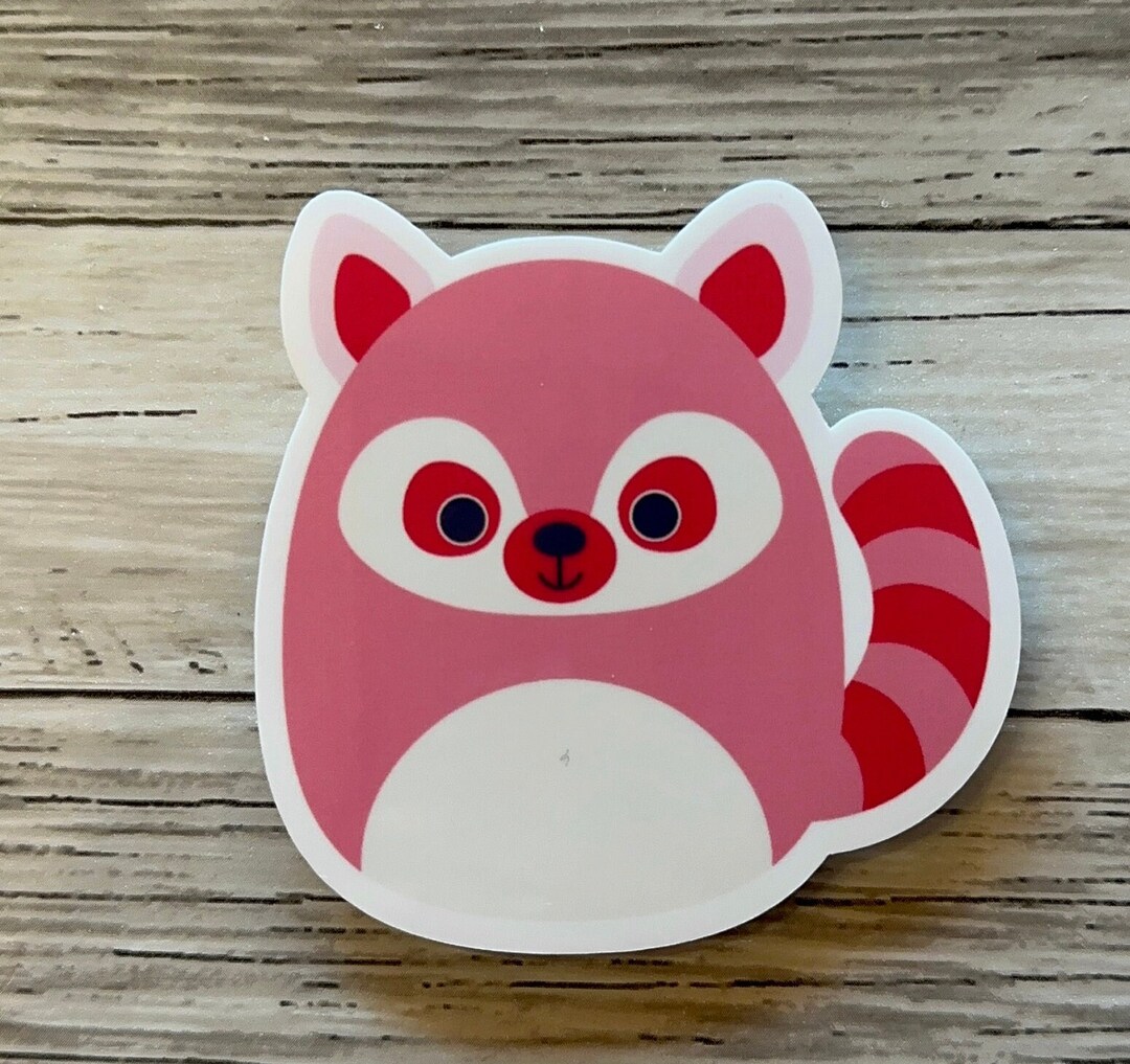 Squishmallow Sticker | Pink Lemur | Lucia | Stuffed Animal | Water ...