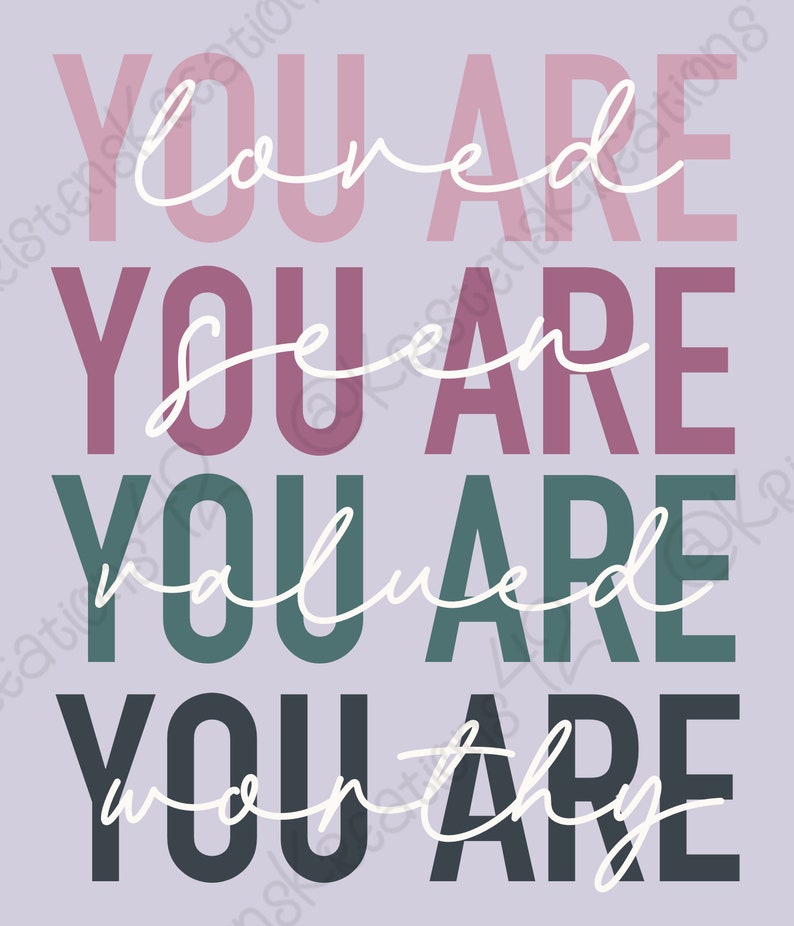 You Are PNG Transparent Background - Etsy