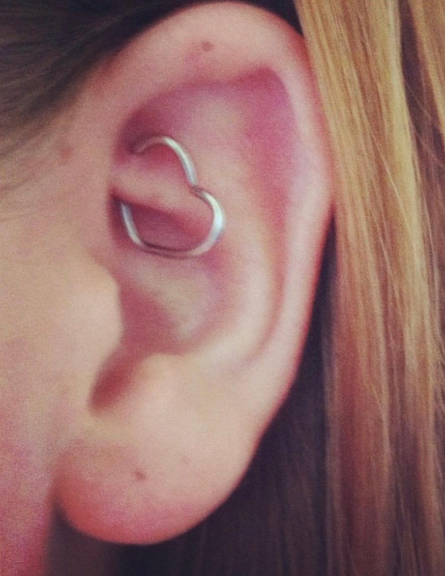 Rook Piercing Heart