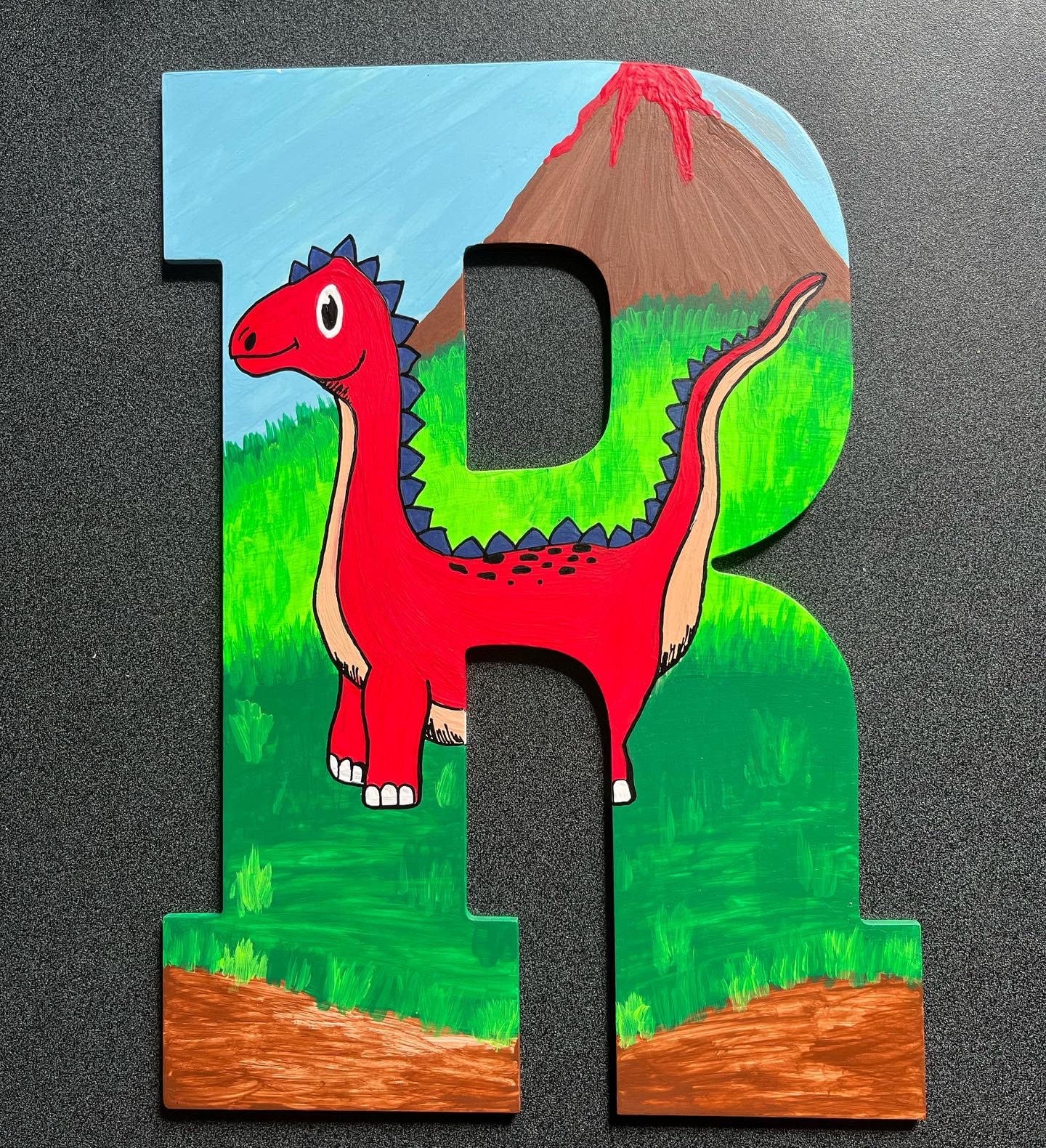 Custom Painted Letter - Etsy