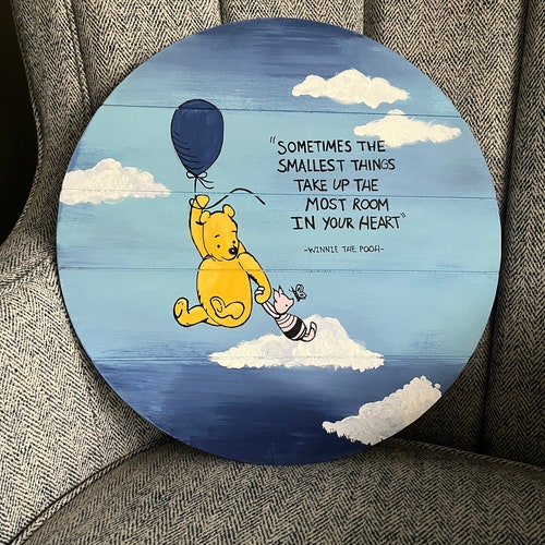 Winnie the Pooh Nursery Sign. Can Be Customized. - Etsy