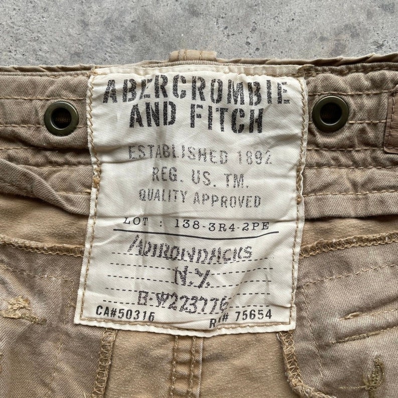 Vintage Abercrombie and Fitch Faded Cargo Pants Tactical Vintage Abercrombie and Fitch Utility ...