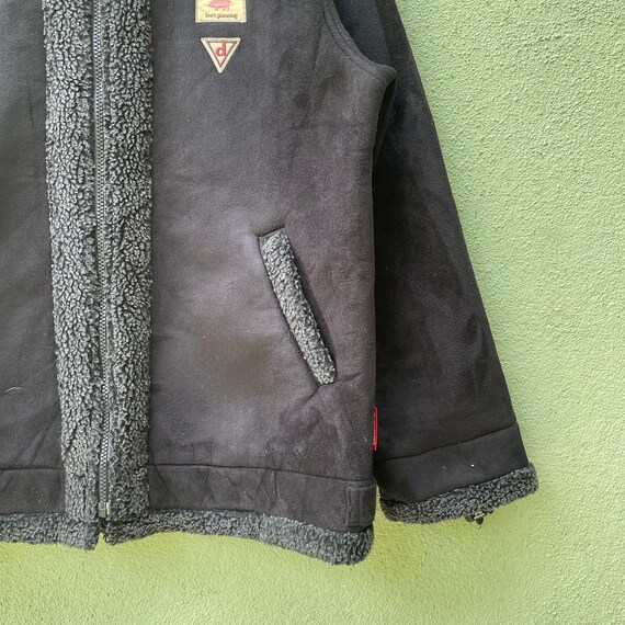 Vintage DRUG STORE Sherpa Inside With Patch Jacket Vi… - Gem