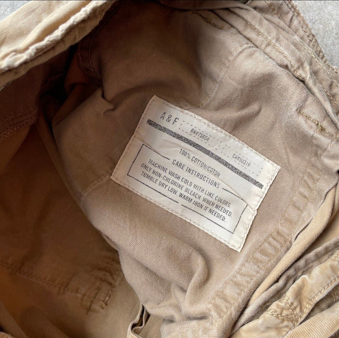 Vintage Abercrombie and Fitch Faded Cargo Pants Tactical Vintage ...