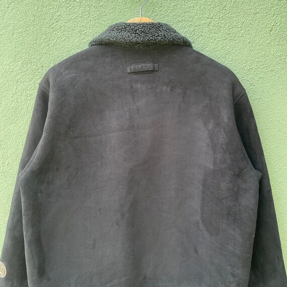 Vintage DRUG STORE Sherpa Inside With Patch Jacket Vi… - Gem