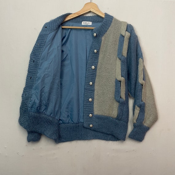 Vintage More Joy By Naigai Mohair Button Ups Cardigan… - Gem