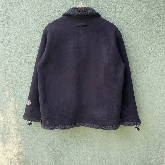 Vintage DRUG STORE Sherpa Inside With Patch Jacket Vi… - Gem