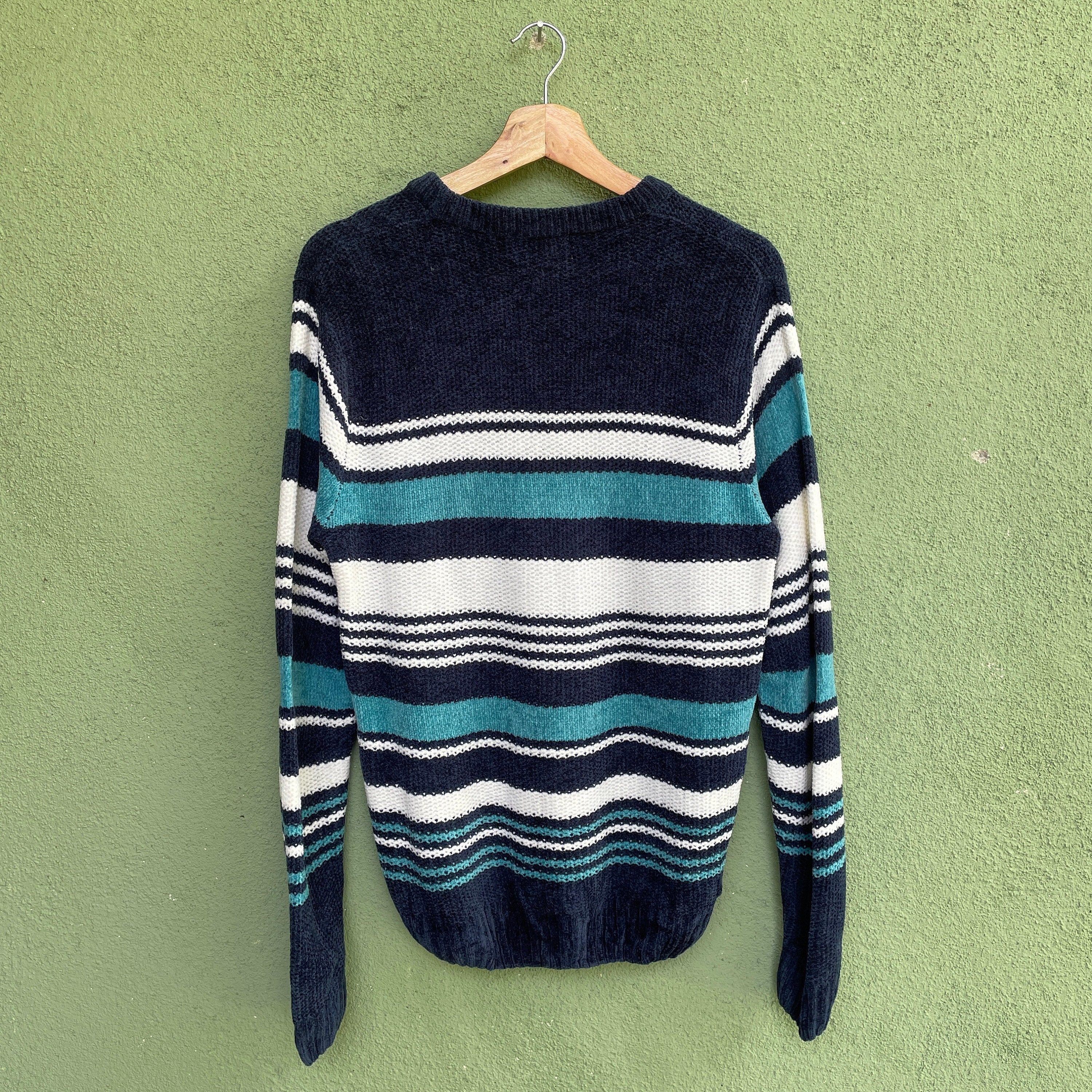 Vintage MACBETH Embroidery Logo Crewneck Sweater Knitwear Vintage ...