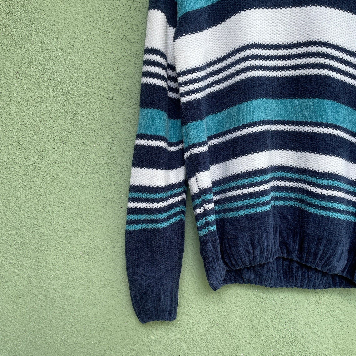 Vintage MACBETH Embroidery Logo Crewneck Sweater Knitwear Vintage ...