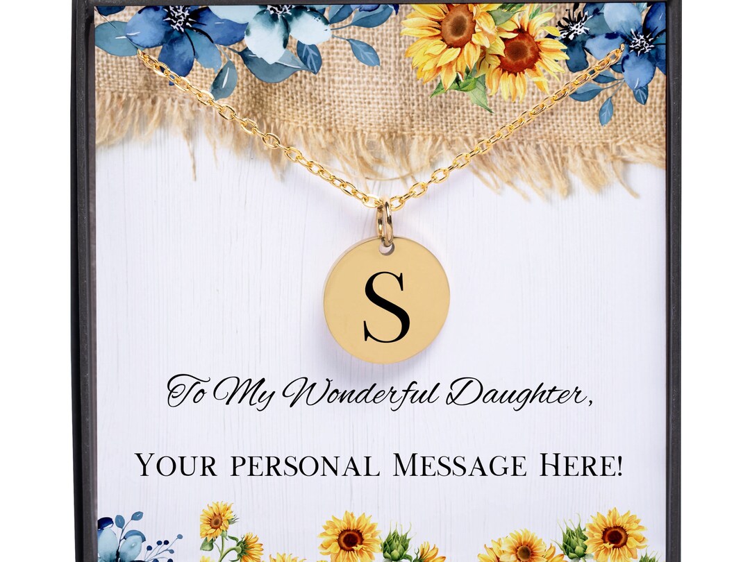 Personalized Daughter Necklace - Necklace for Daughters Birthday ...