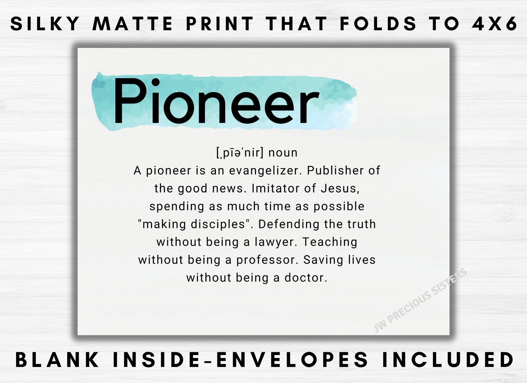 JW Pioneer Appreciation Greeting Cards - Etsy