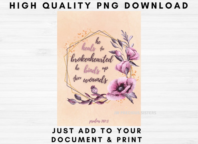 JW Comfort From the Scriptures Printable Card - Etsy