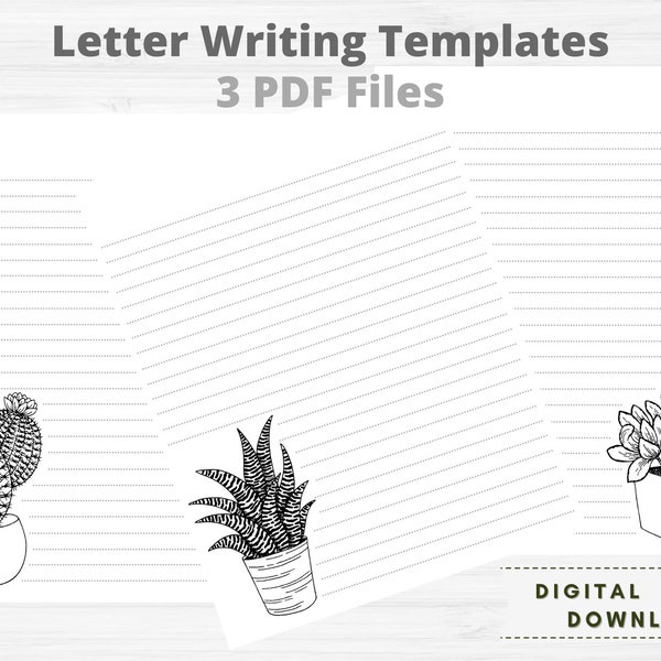 Succulent Letter - Etsy