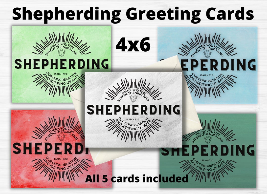 JW Shepherd Appreciation Greeting Cards - Etsy