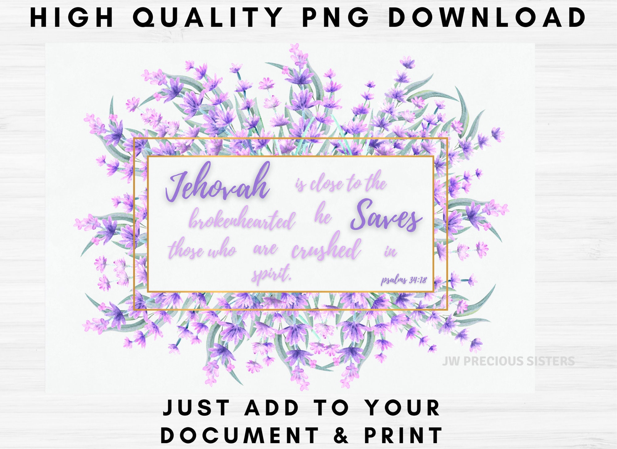 JW Comfort From the Scriptures Printable Card - Etsy