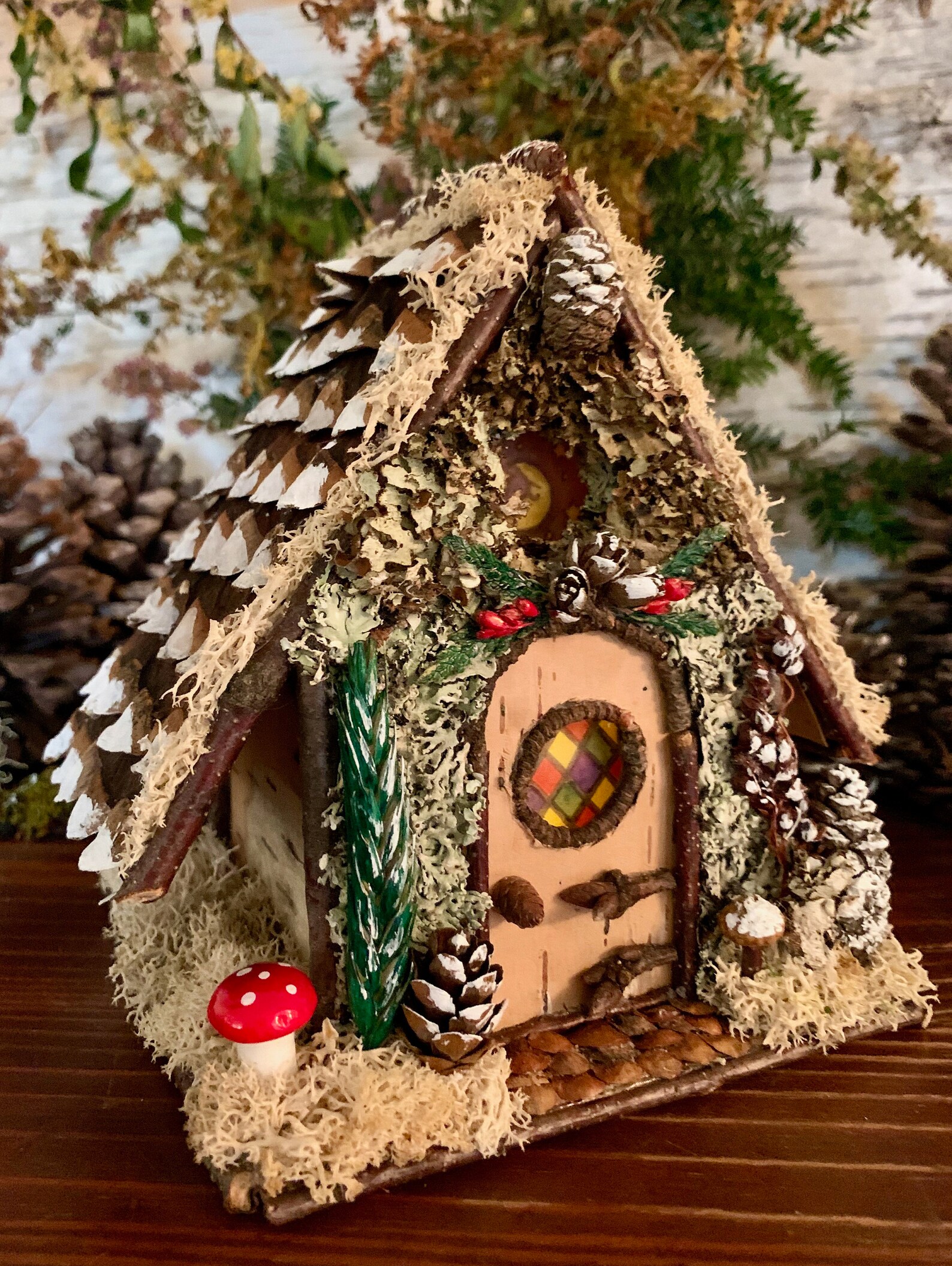 Yule Moon Fairy Cottage: Oak Fairy - Etsy