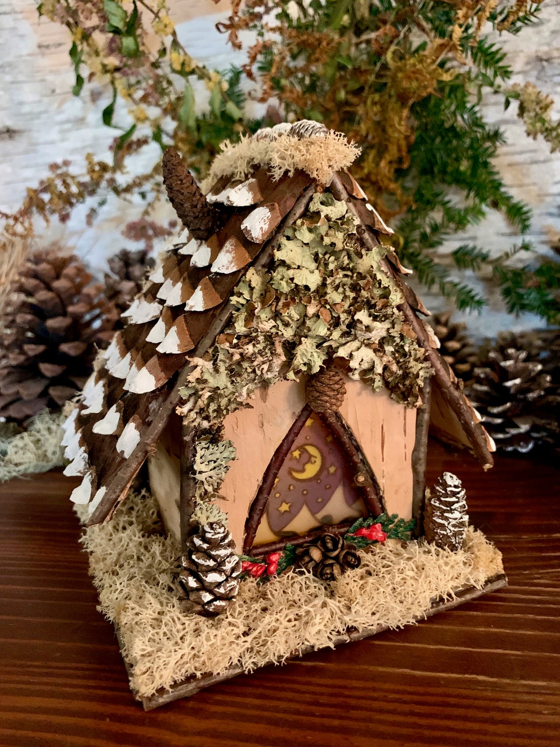 Yule Moon Fairy Cottage: Oak Fairy - Etsy