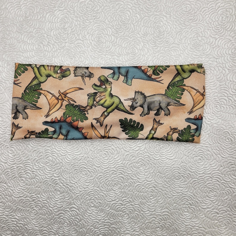 Dinosaur Headband Colorful Dinosaurs Yoga Headband Multiple Sizes - Etsy
