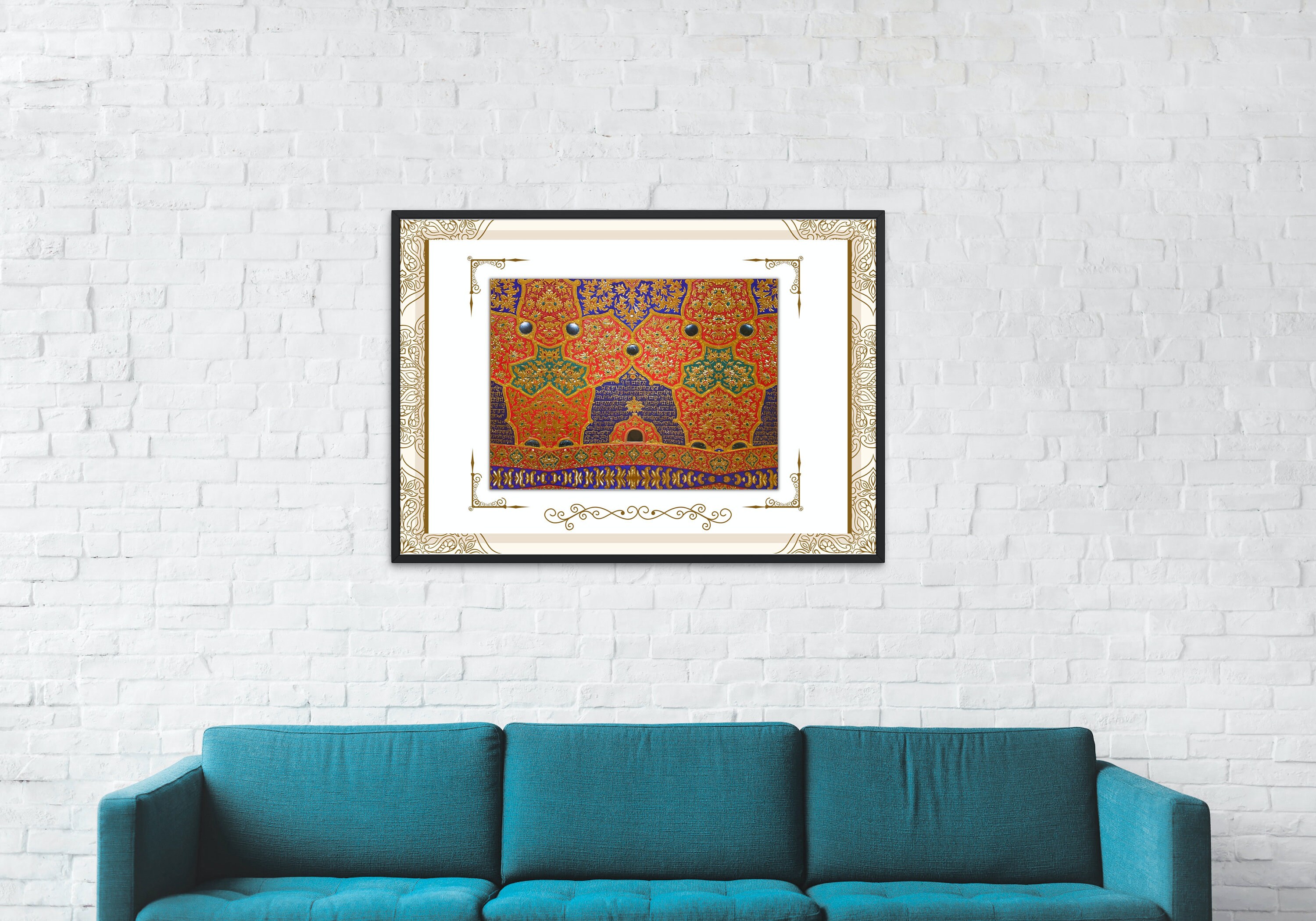 Mool Mantra Calligraphy on Golden Temple Wall Rare - Etsy