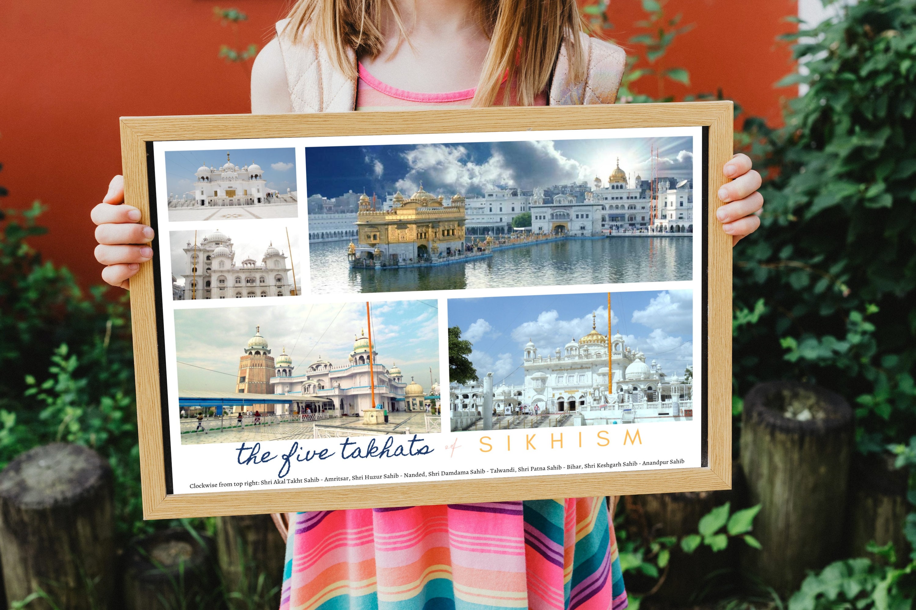 Five Takhts of Sikhism | Digital Poster Download | Sikh Heritage ...