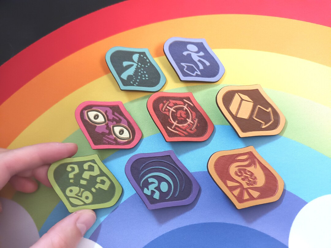 Psychonauts Wooden Merit Badge Set - Etsy