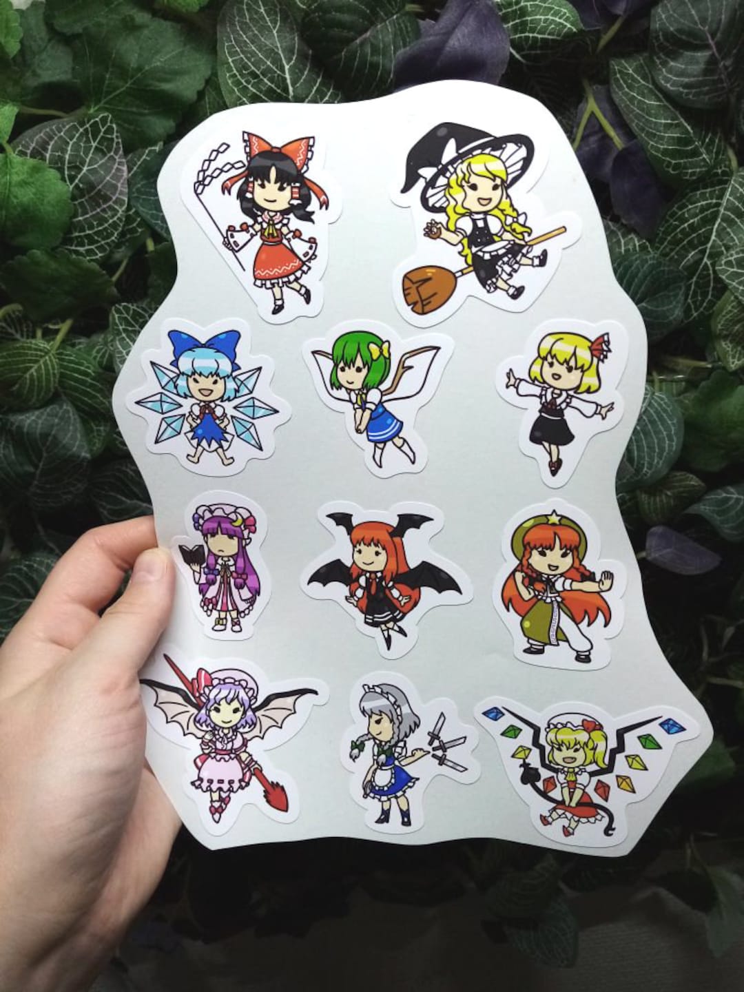 Touhou 06 Chibi Vinyl Sticker - Etsy
