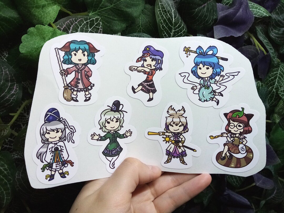 Touhou 13 Chibi Vinyl Sticker - Etsy
