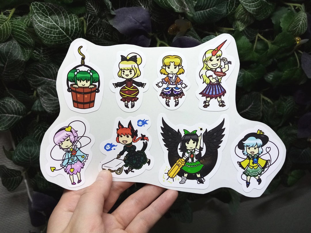 Touhou 11 Chibi Vinyl Sticker - Etsy