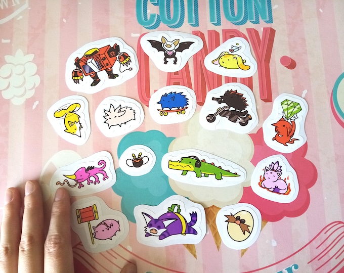 Sonic Sticker Sheet - Etsy