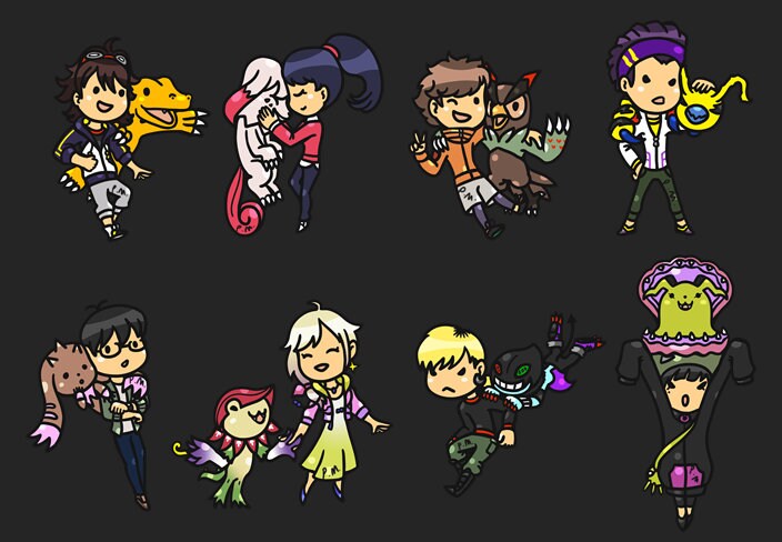 Digimon Survive Vinyl Sticker Set - Etsy