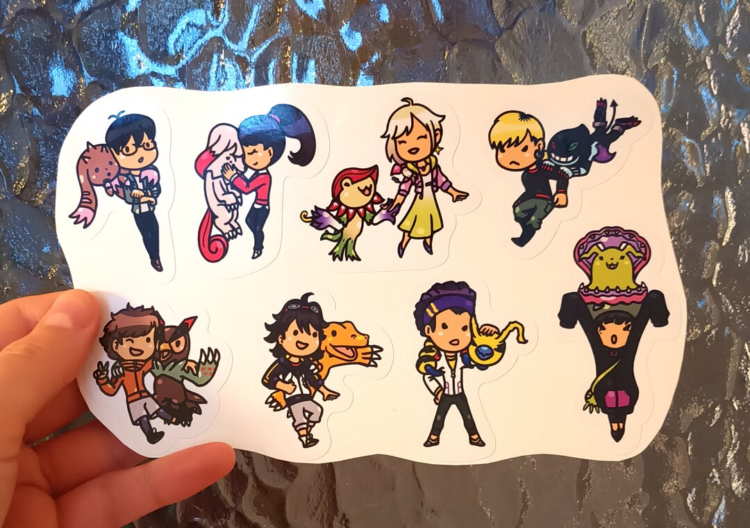 Digimon Survive Vinyl Sticker Set - Etsy