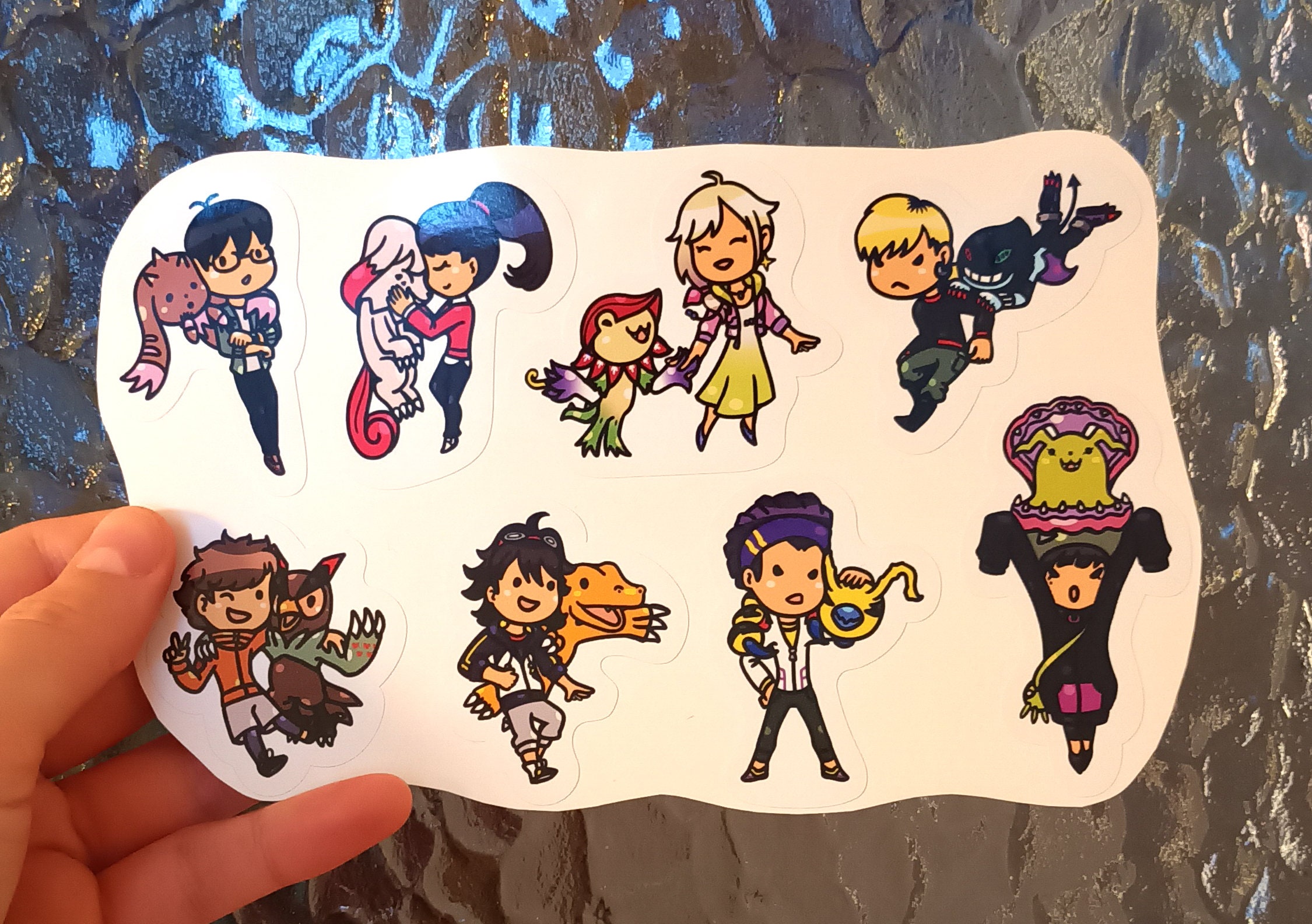 Digimon Survive Vinyl Sticker Set - Etsy