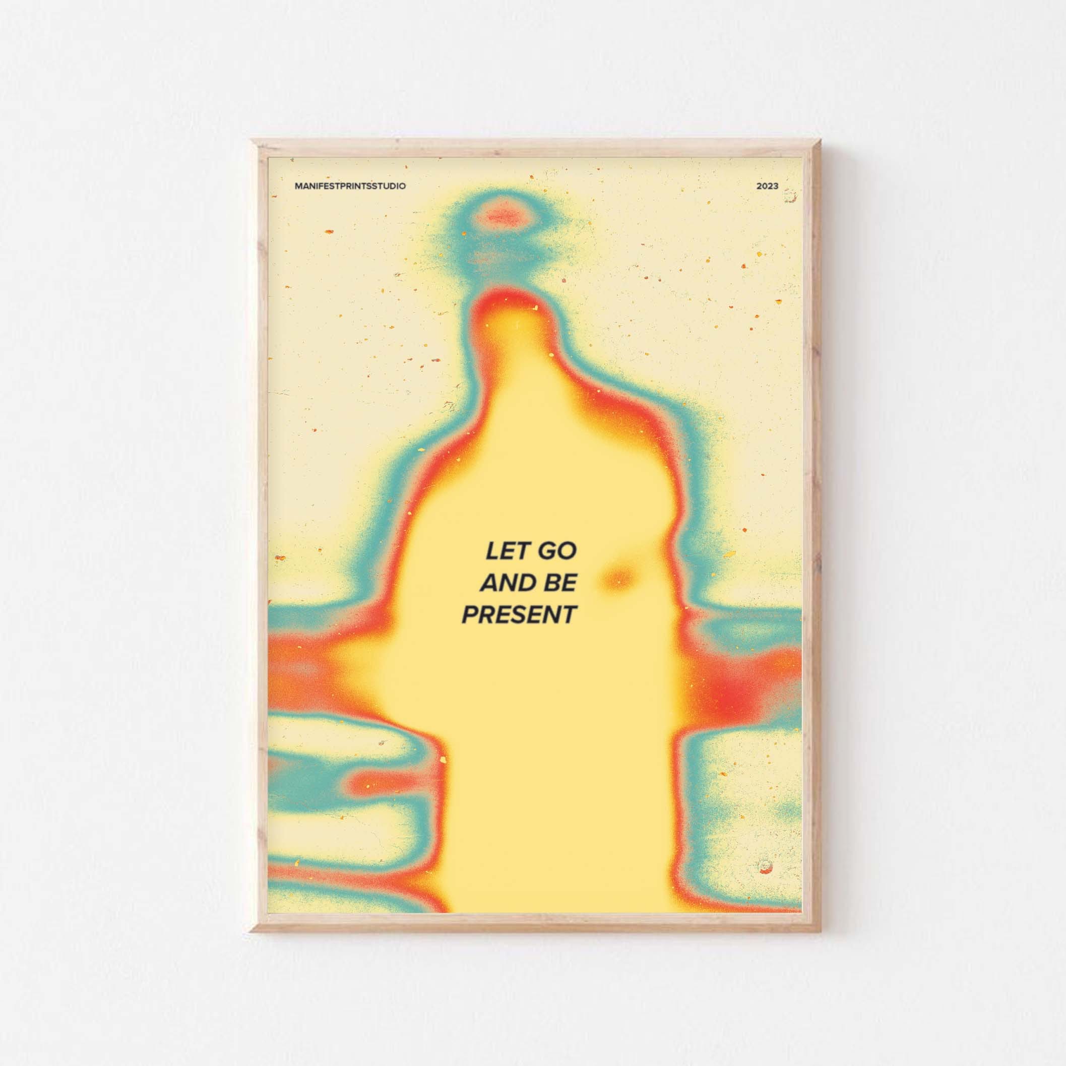 Manifest Printable Quote Poster Gradient Print Aura Poster Spiritual ...