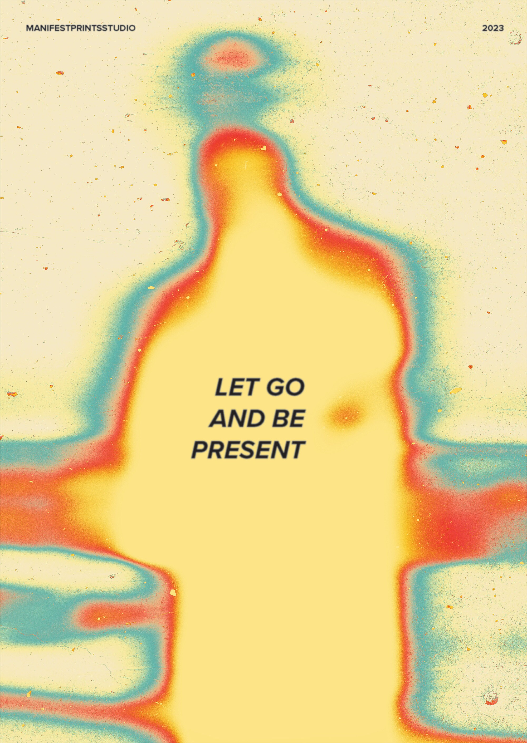 Manifest Printable Quote Poster Gradient Print Aura Poster Spiritual ...