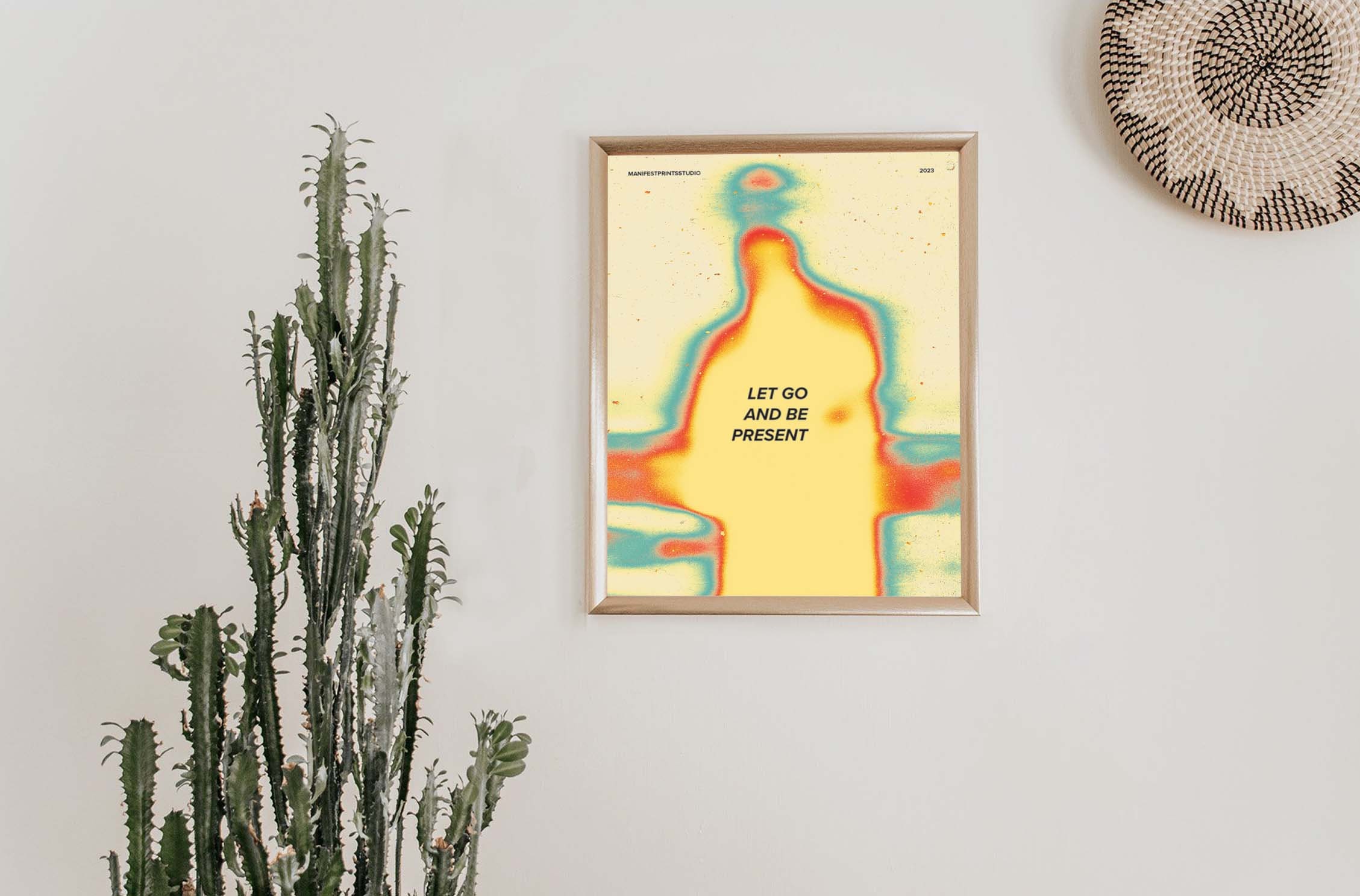 Manifest Printable Quote Poster Gradient Print Aura Poster Spiritual ...