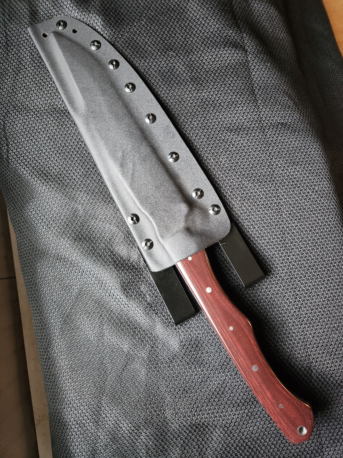 Really Big Hand Forged Bowie Knife & Kydex Sheath - Etsy